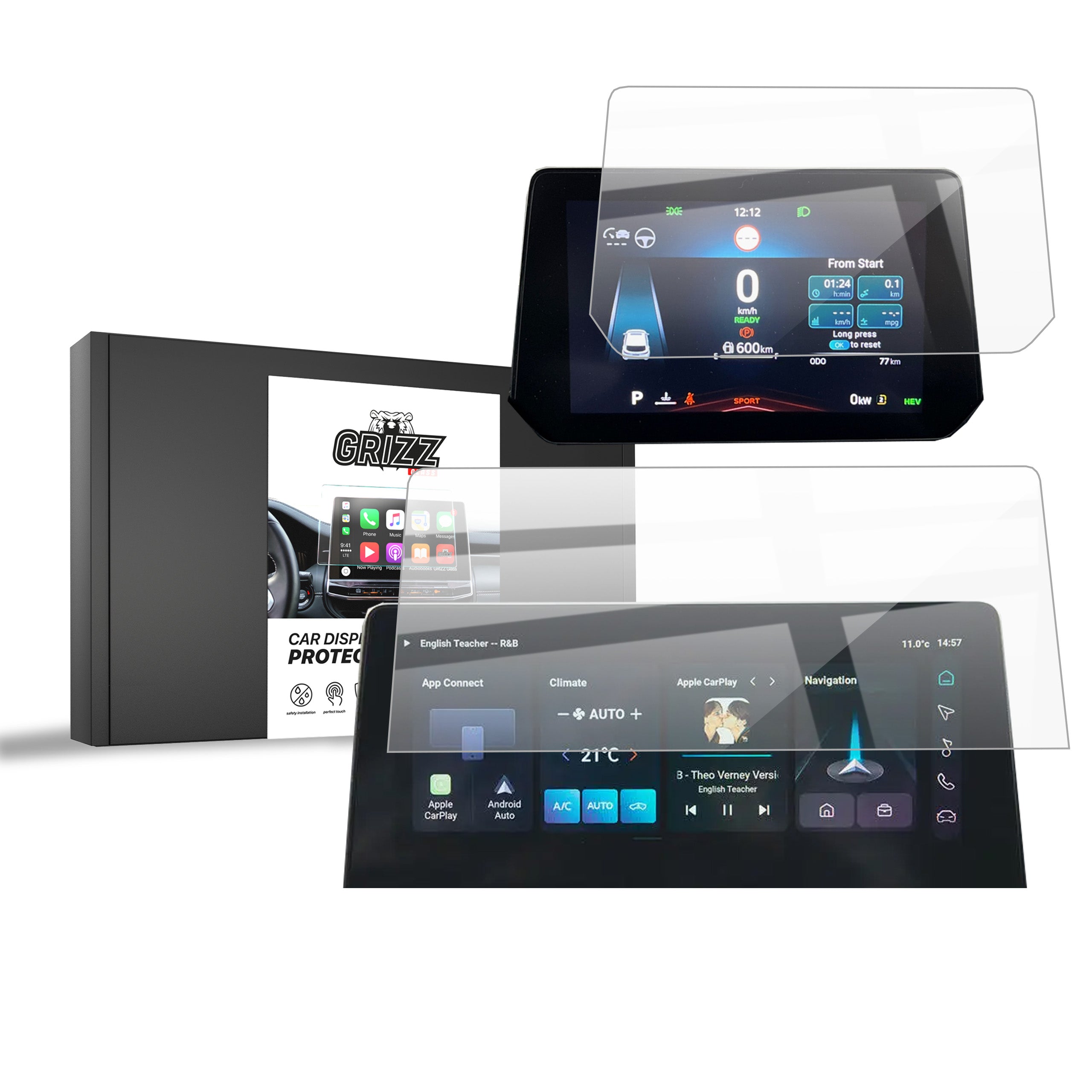 2in1 Display protective film for MG 3 10.25" (2024-2025) – Grizz Protector