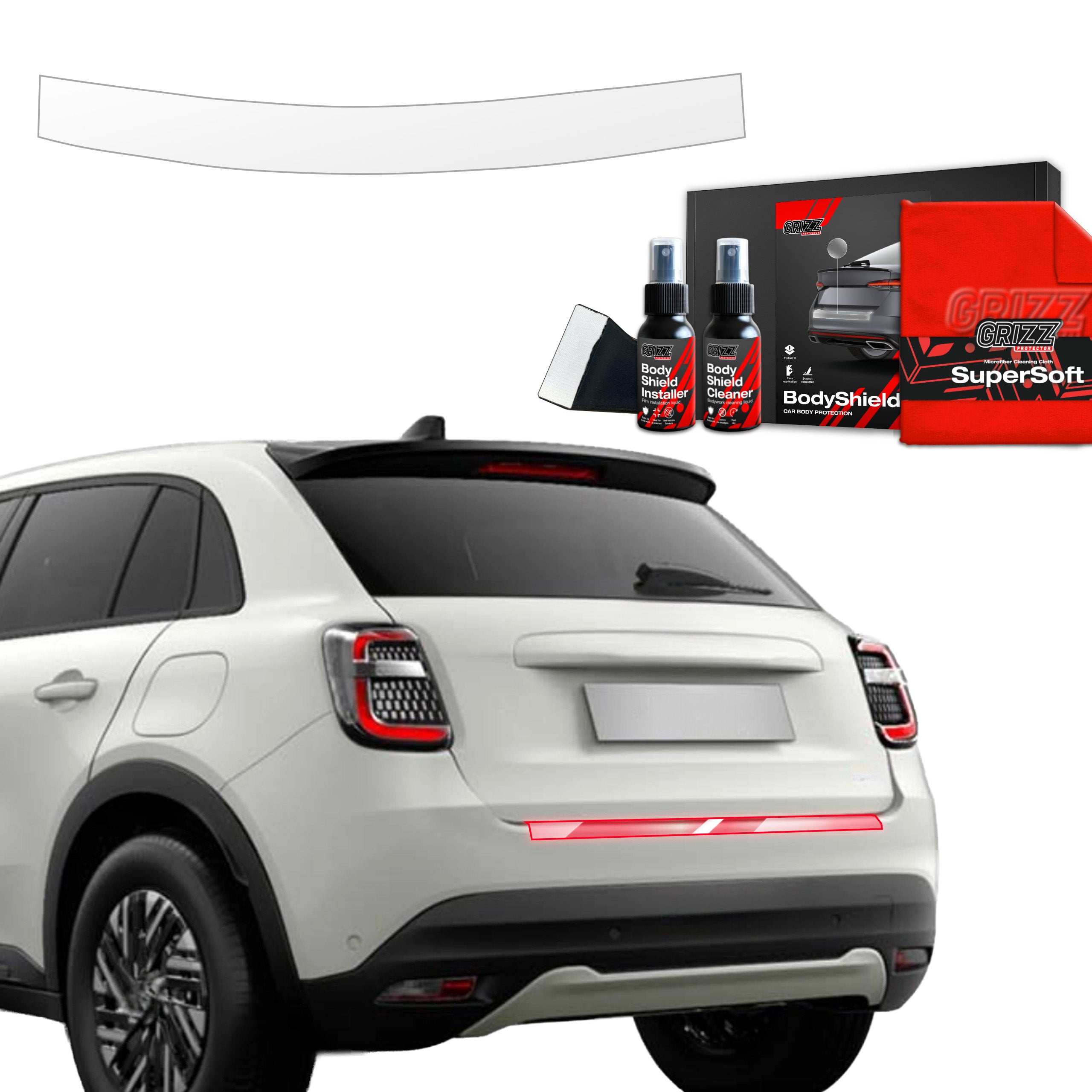 Película protectora para el borde de carga - Fiat 600 (2023-2025 ...