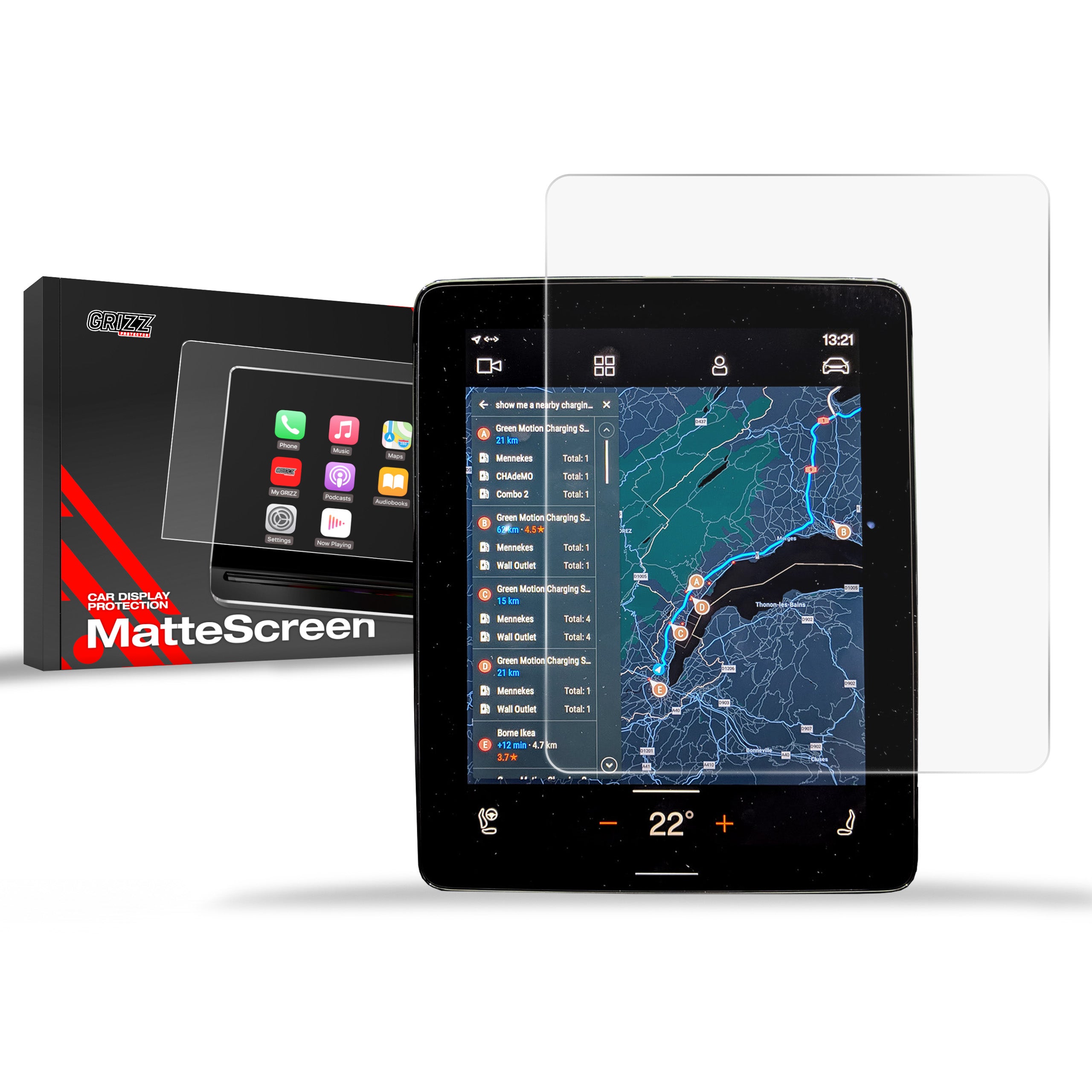 Displayschutzfolie für Polestar 2 (2021-2025) – Grizz Protector