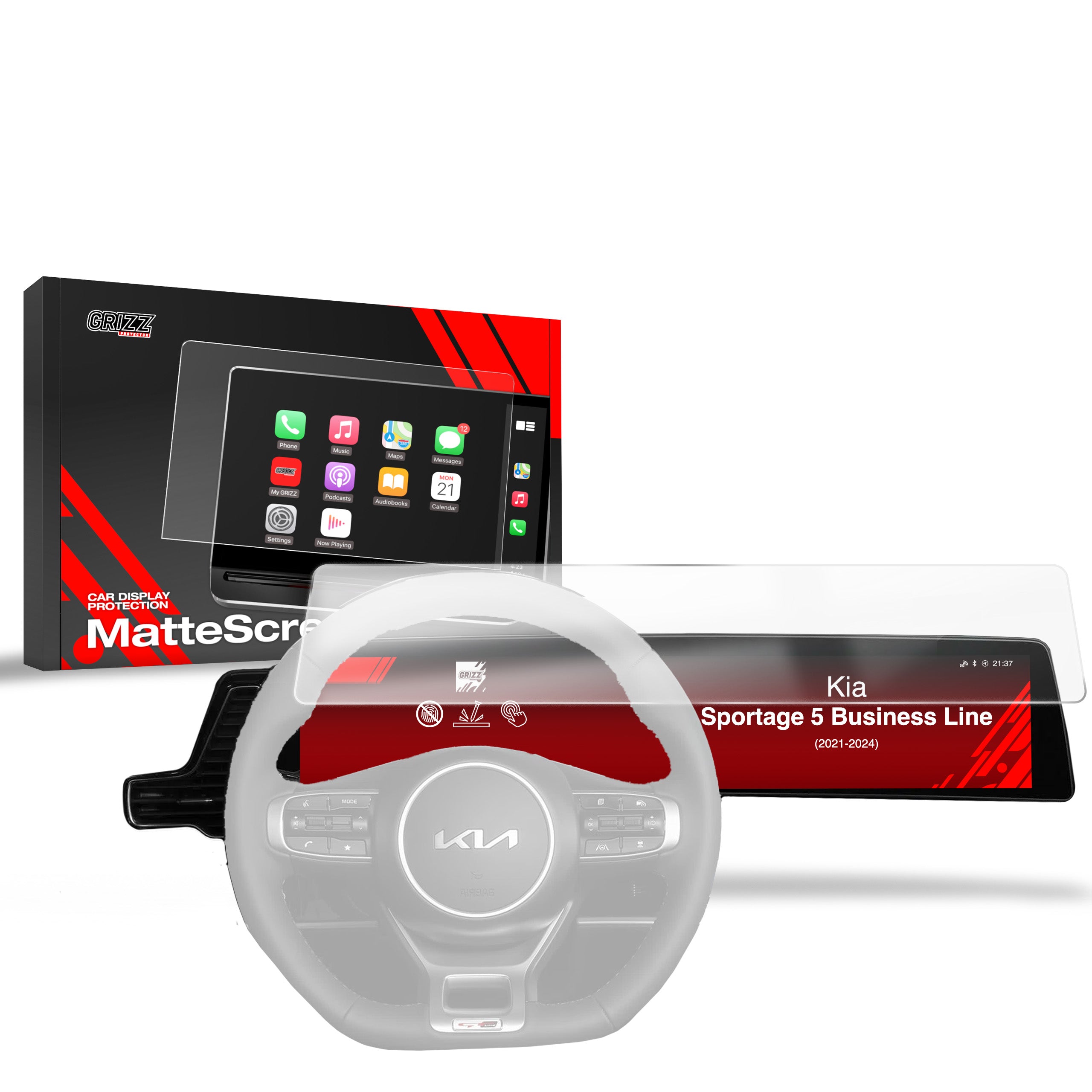 Display protection film for Kia Sportage 5 Business Line (2021-2024 ...