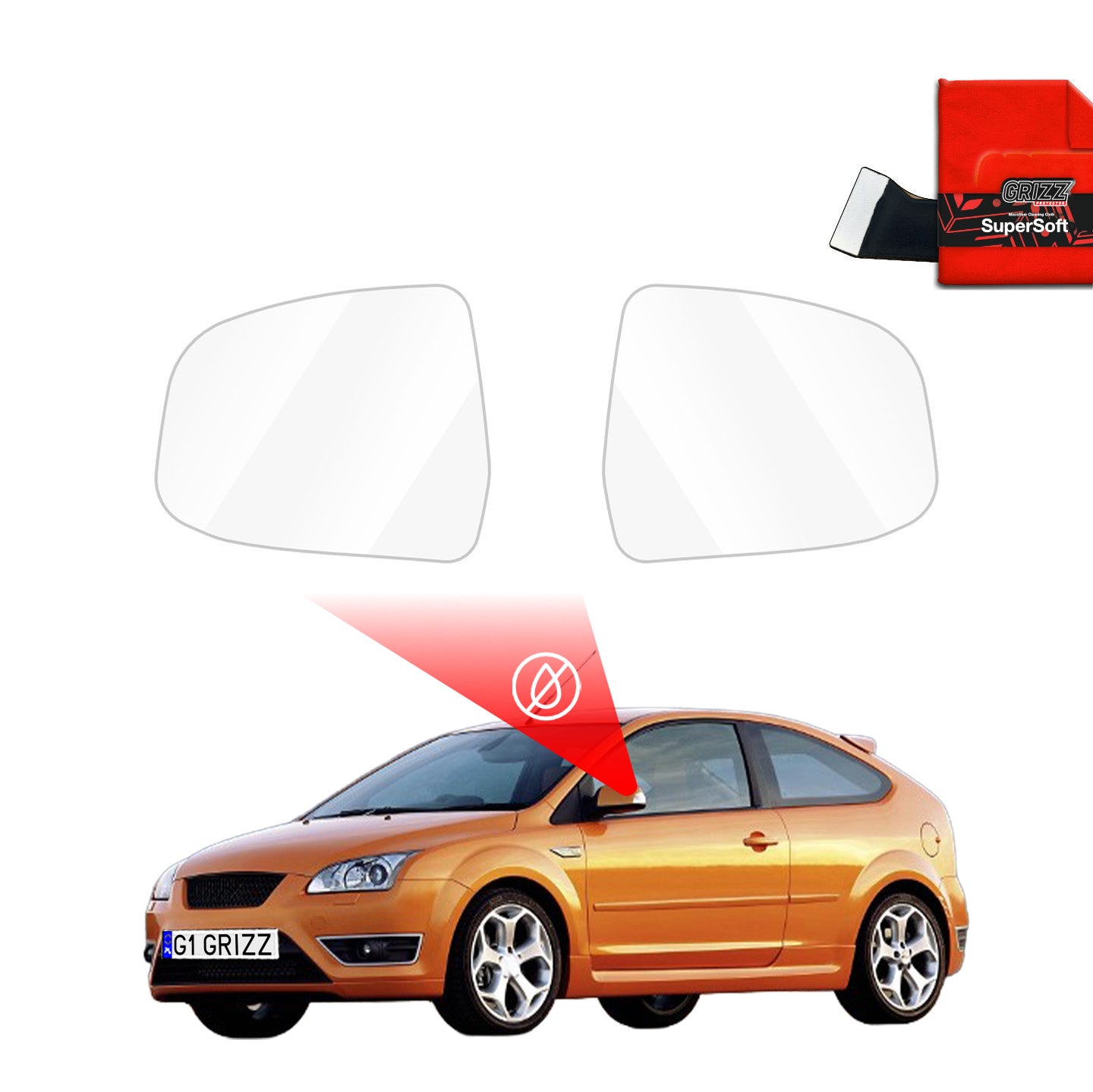 Protective film for exterior mirrors - Ford Focus 2 (2004-2012) – Grizz ...