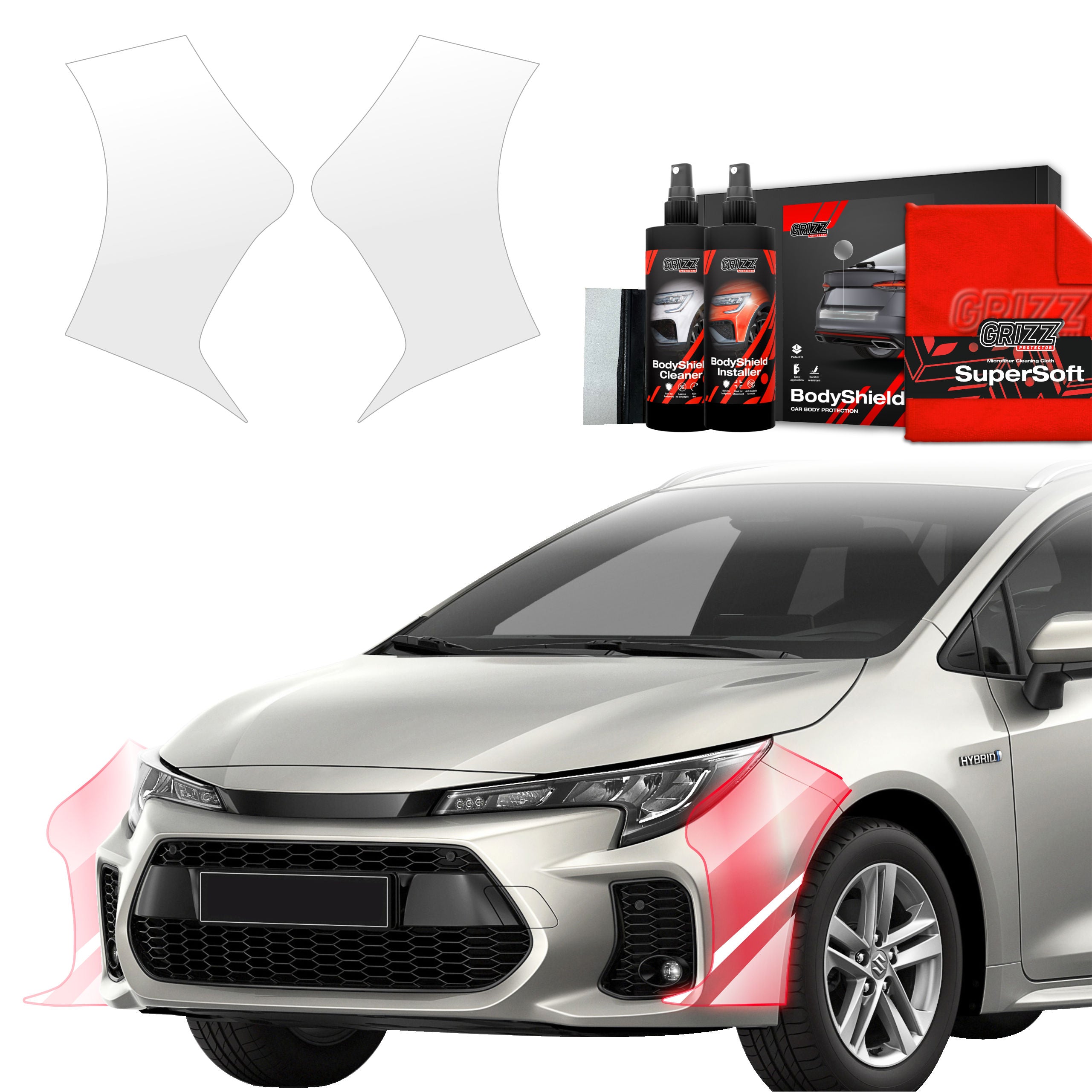 2in1 protective film for bumper - Suzuki Swace facelift (2023-2025 ...