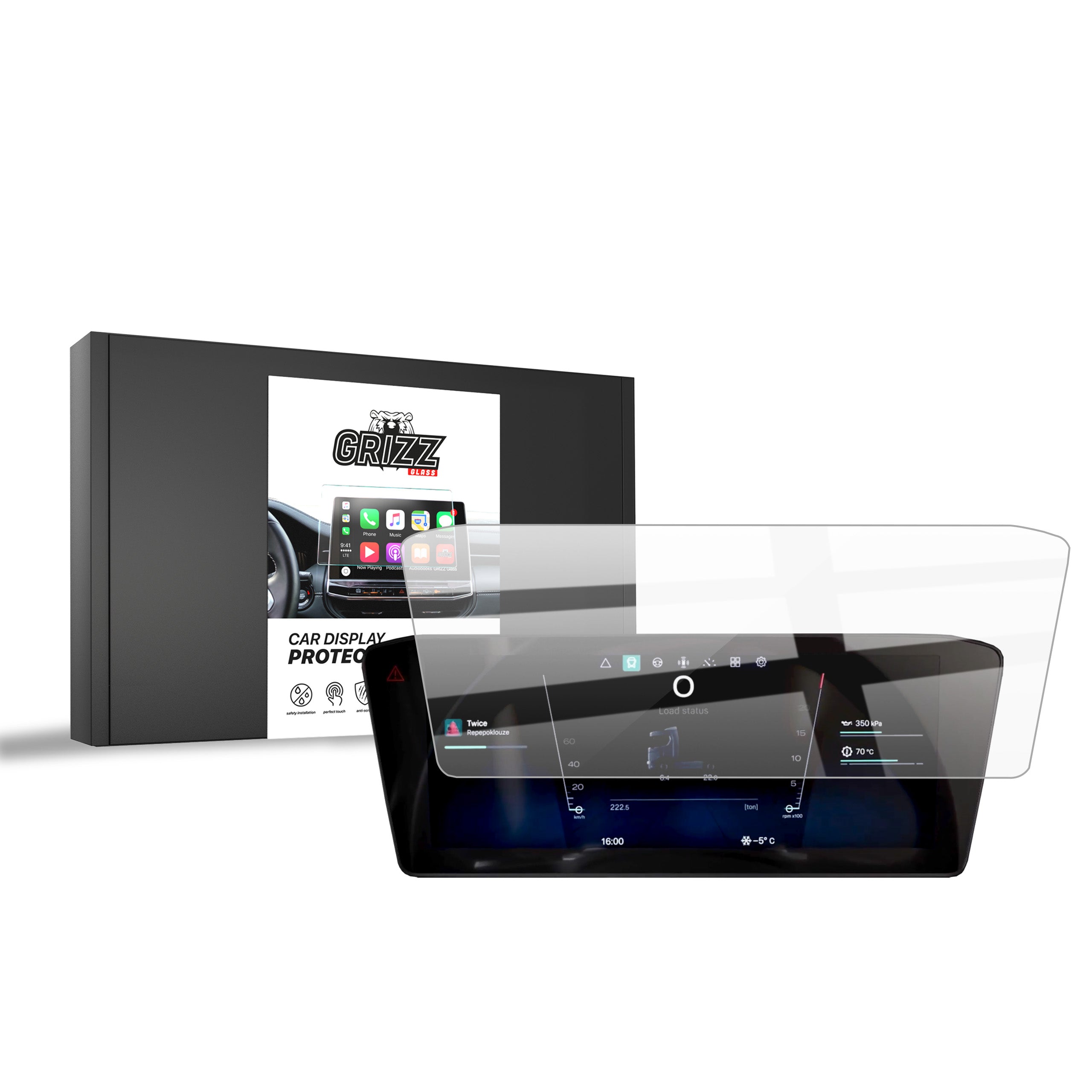 Screen protector for Scania R Virtual Cockpit (2024-2025) – Grizz Protector